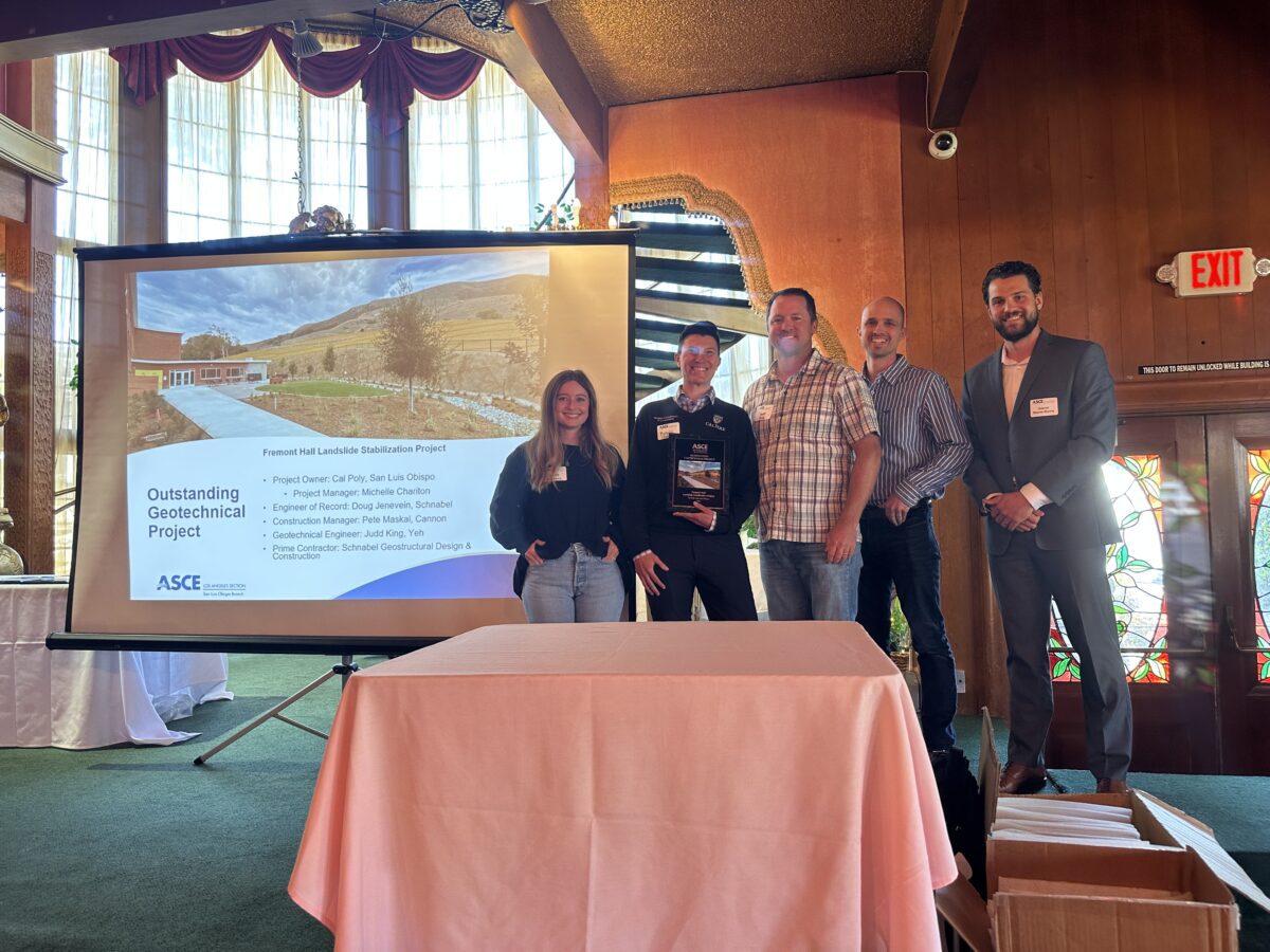 ASCE SLO Branch Awards Honor Local Projects - Cannon